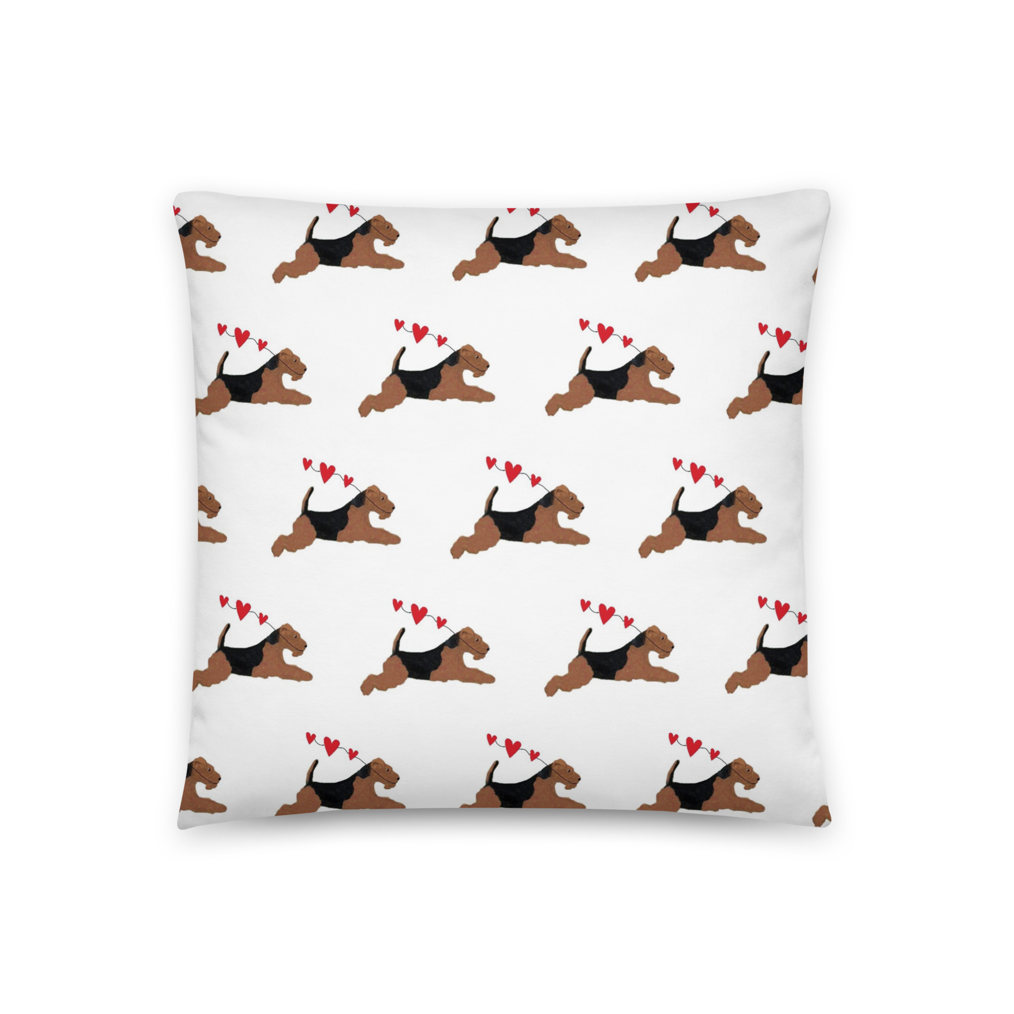 Pillow – all over print – Welsh Terrier Club of Northern Illinois