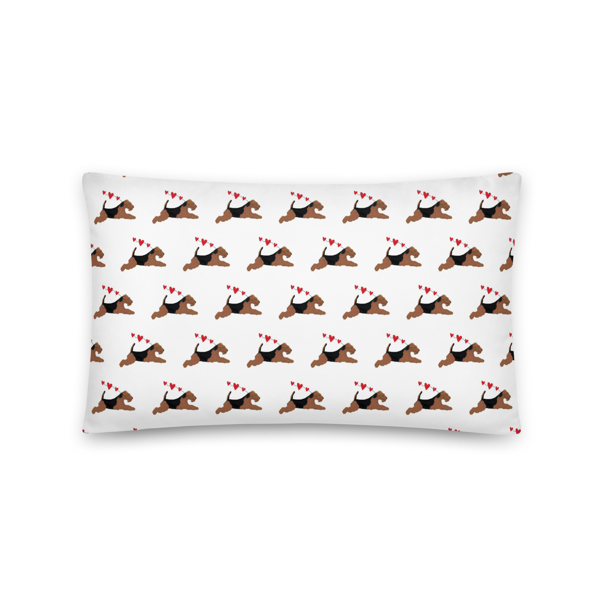 Pillow – all over print – Welsh Terrier Club of Northern Illinois